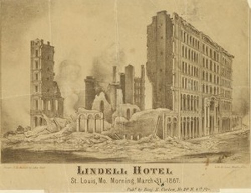 Fire Destroyed Lindell Hotel 150 Years Ago Today – UrbanReview | ST LOUIS