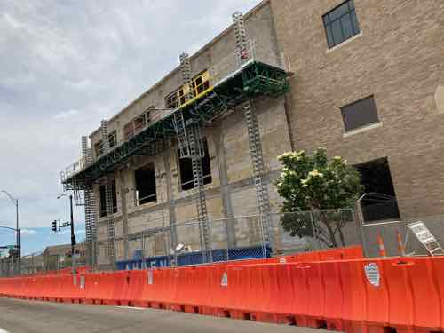 Ugly Addition Being Transformed Into New Entrance To Former Post ...