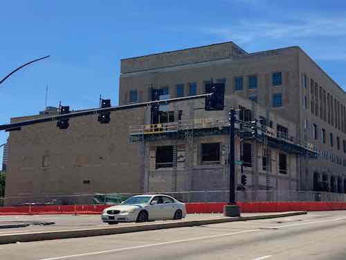 Ugly Addition Being Transformed Into New Entrance To Former Post ...